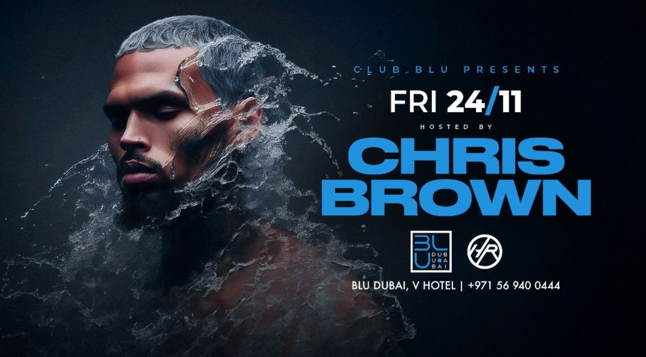 Chris Brown LIVE at BLU Dubai this Friday!