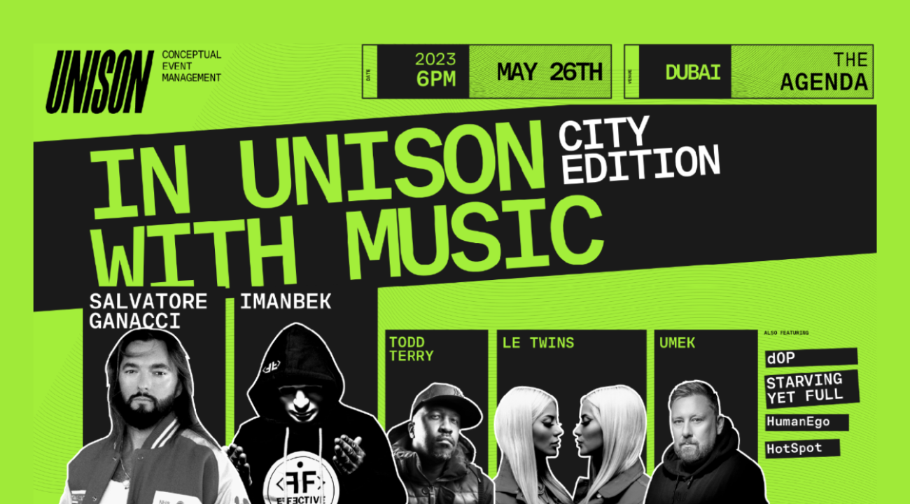 Music lovers in Dubai - Don't miss the epic electronic DJ line up ...