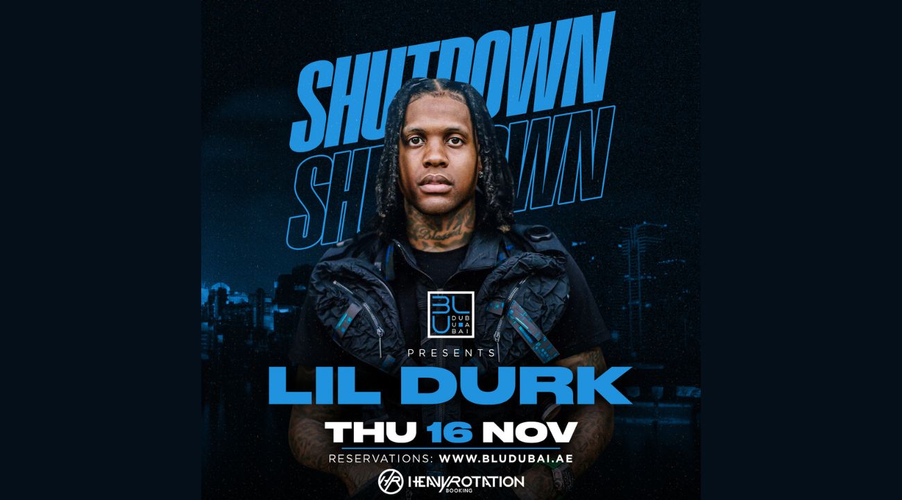 Lil Durk live at Shutdown BLU Dubai
