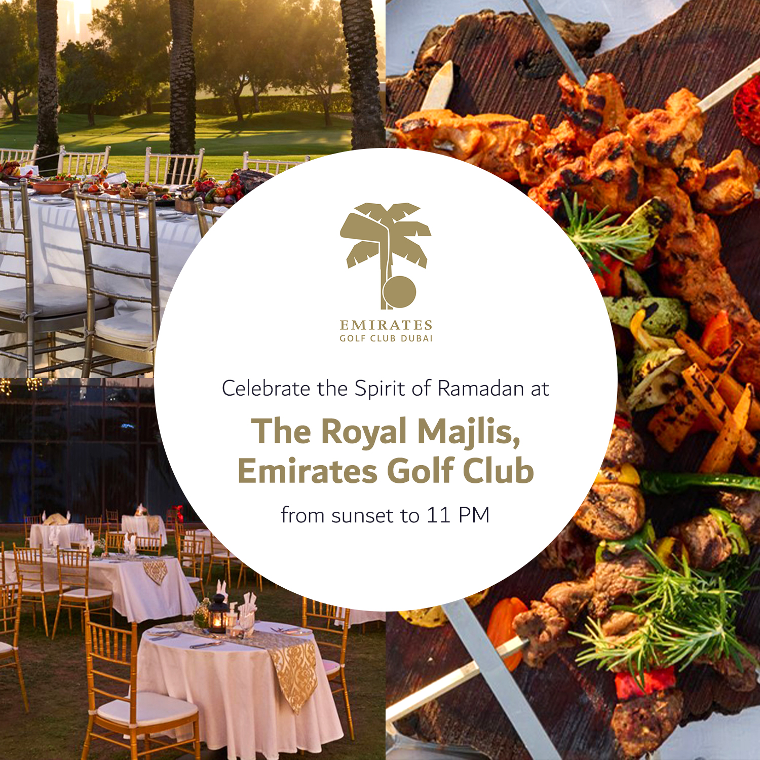 Celebrate the Spirit of Ramadan at The Royal Majlis, Emirates Golf Club ...