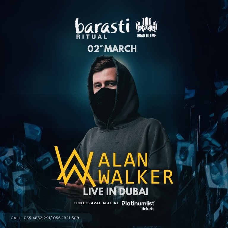 Barasti Ritual x Alan Walker on Saturday 2nd March 2024 in Barasti