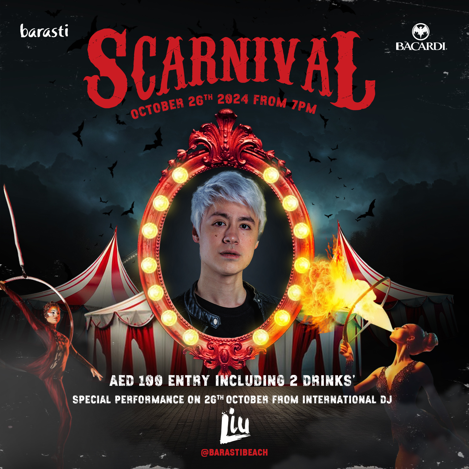 Photos of SCARNIVAL on Saturday 26th October 2024 in Barasti