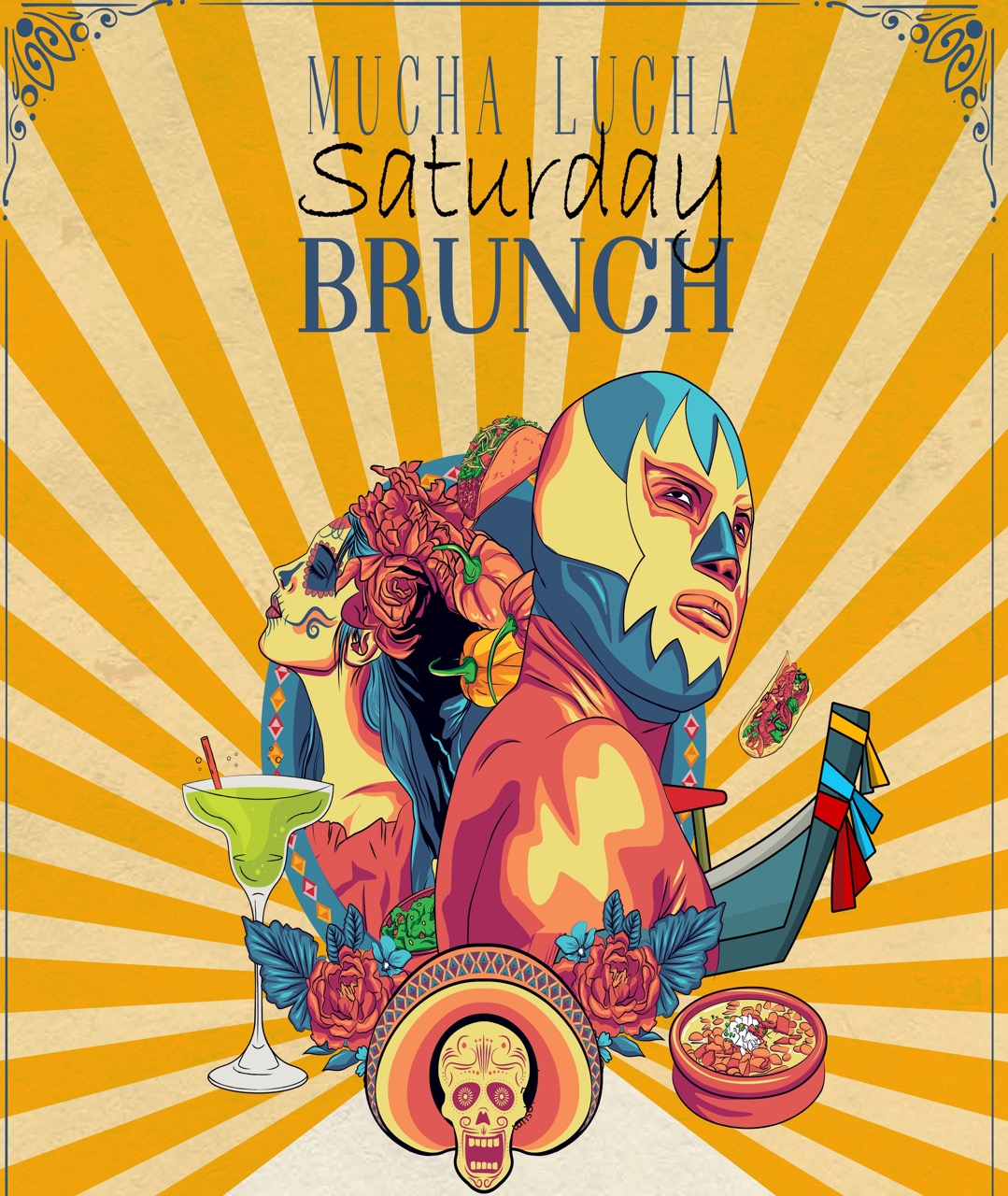 Saturday Mucha Lucha Brunch on Saturday 22nd February 2025 in Luchador ...
