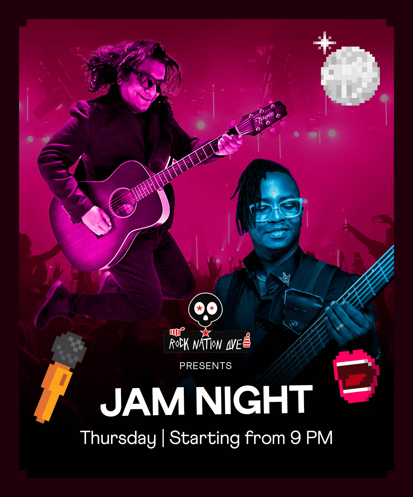 Jam Night on Thursday 29th May 2025 in Lucky Voice Dubai