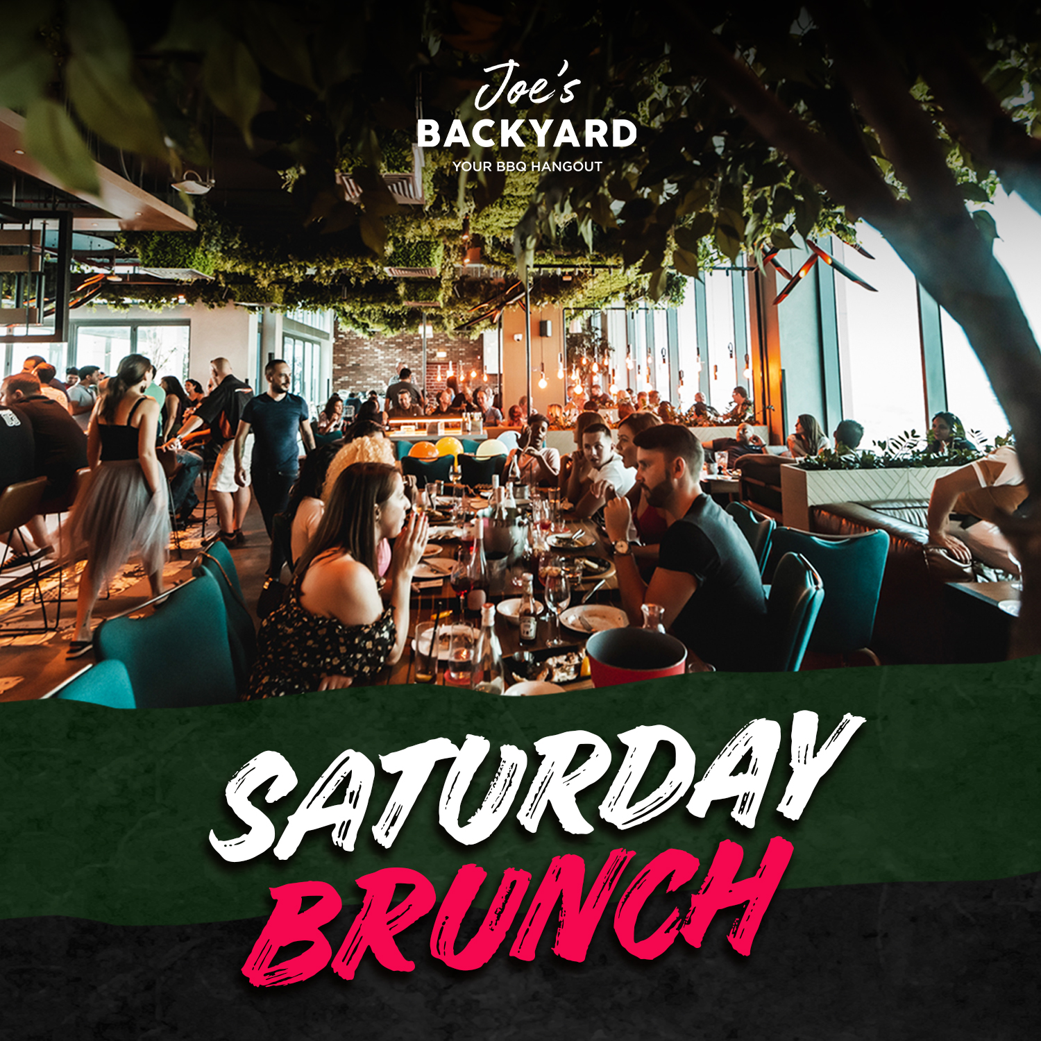 Saturday Brunch on Saturday 2nd December 2023 in Joe's Backyard Dubai Festival City