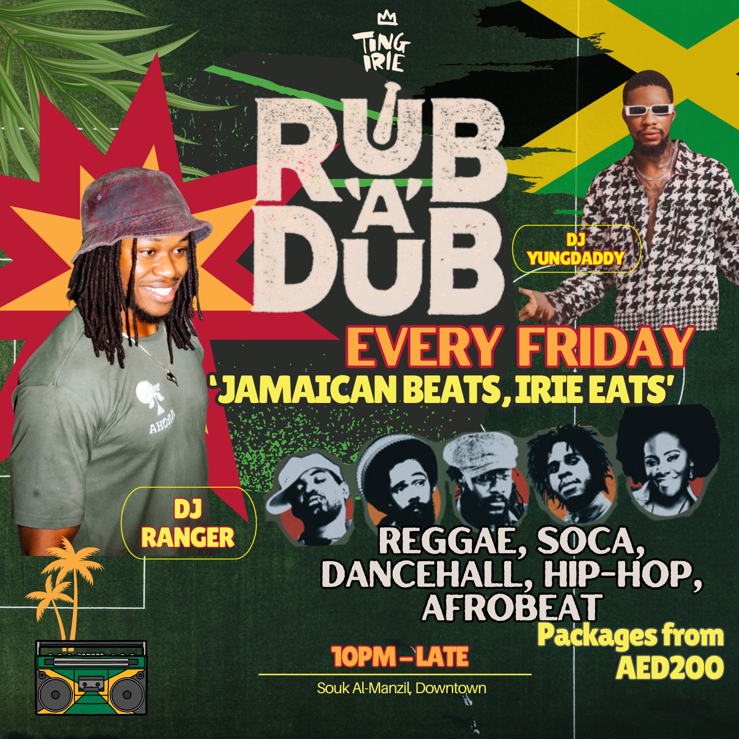 Rub A Dub Fridays on Friday 20th September 2024 in Ting Irie